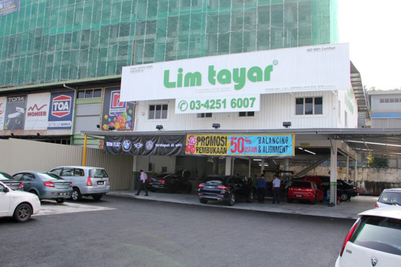 Kedai Tayar Kereta Klang Valley — Lim Tayar